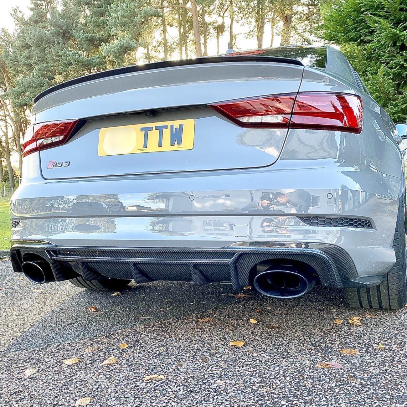 Audi TTS 8S Carbon Fibre Rear Diffuser - Automotive Passion Uk