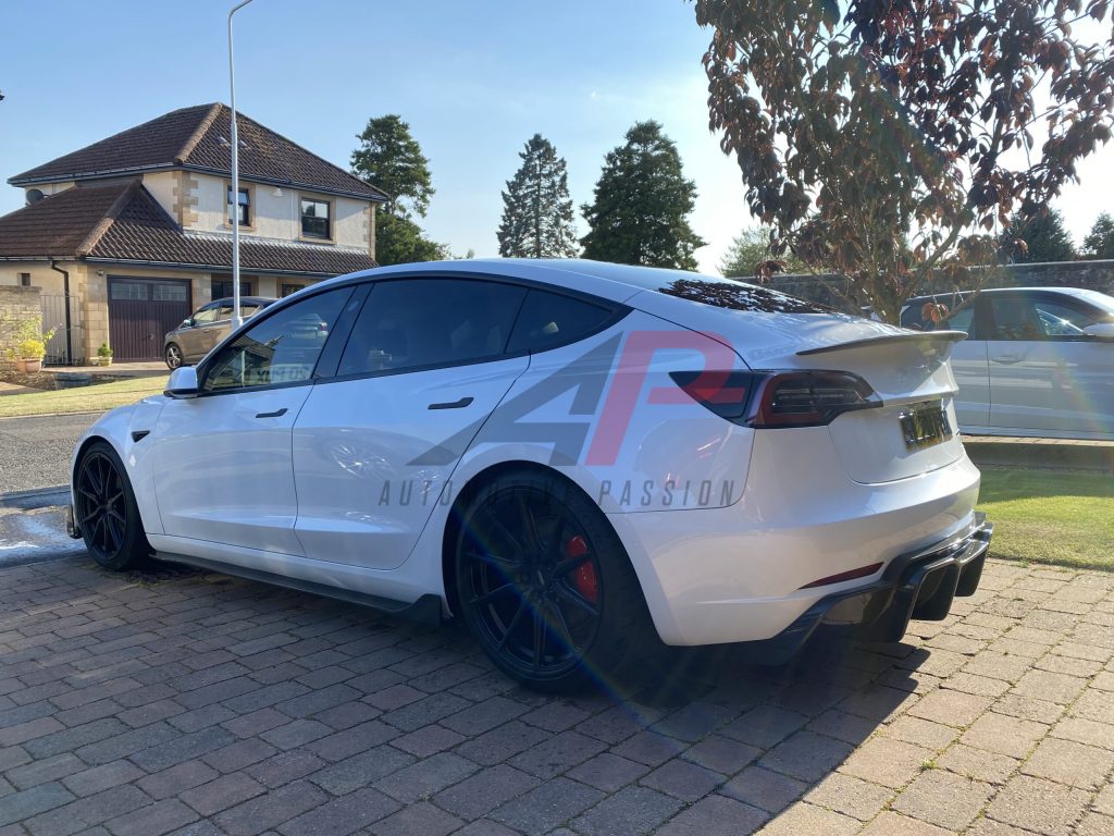 Tesla Model 3 Carbon Fibre Side Skirts - Automotive Passion Uk