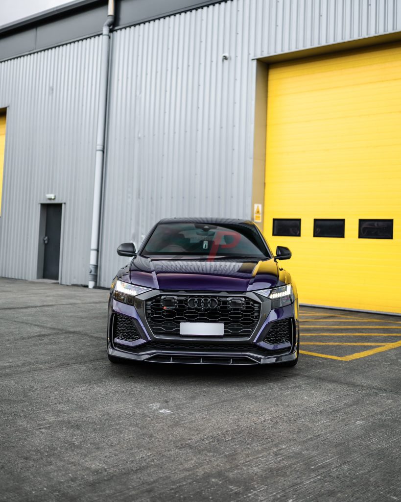 RSQ8 CARBON FRONT SPLITTER – AUDI RSQ8 GEN 1 DRY CARBON FIBRE FRONT LIP ...