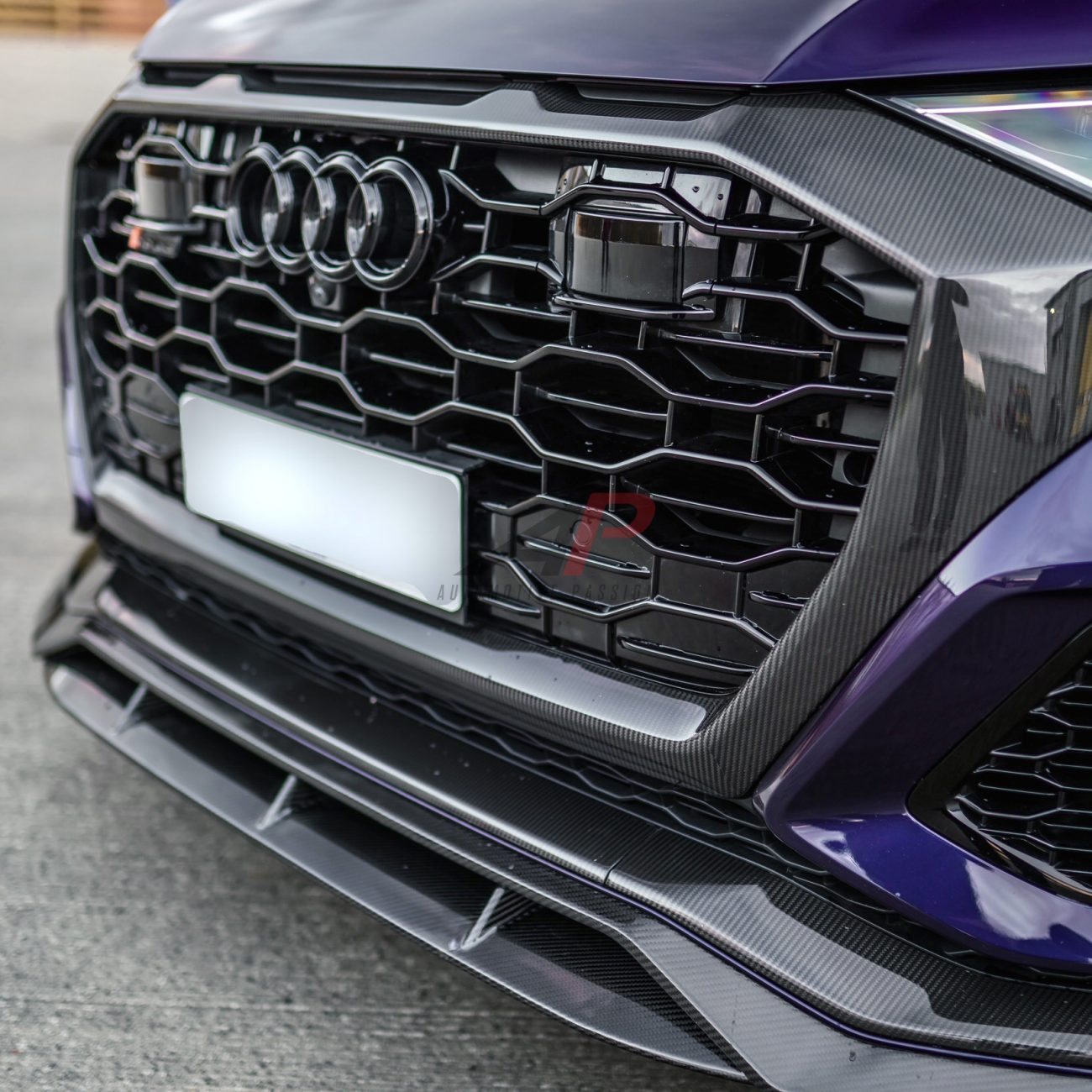 RSQ8 CARBON FRONT SPLITTER – AUDI RSQ8 GEN 1 DRY CARBON FIBRE FRONT LIP ...