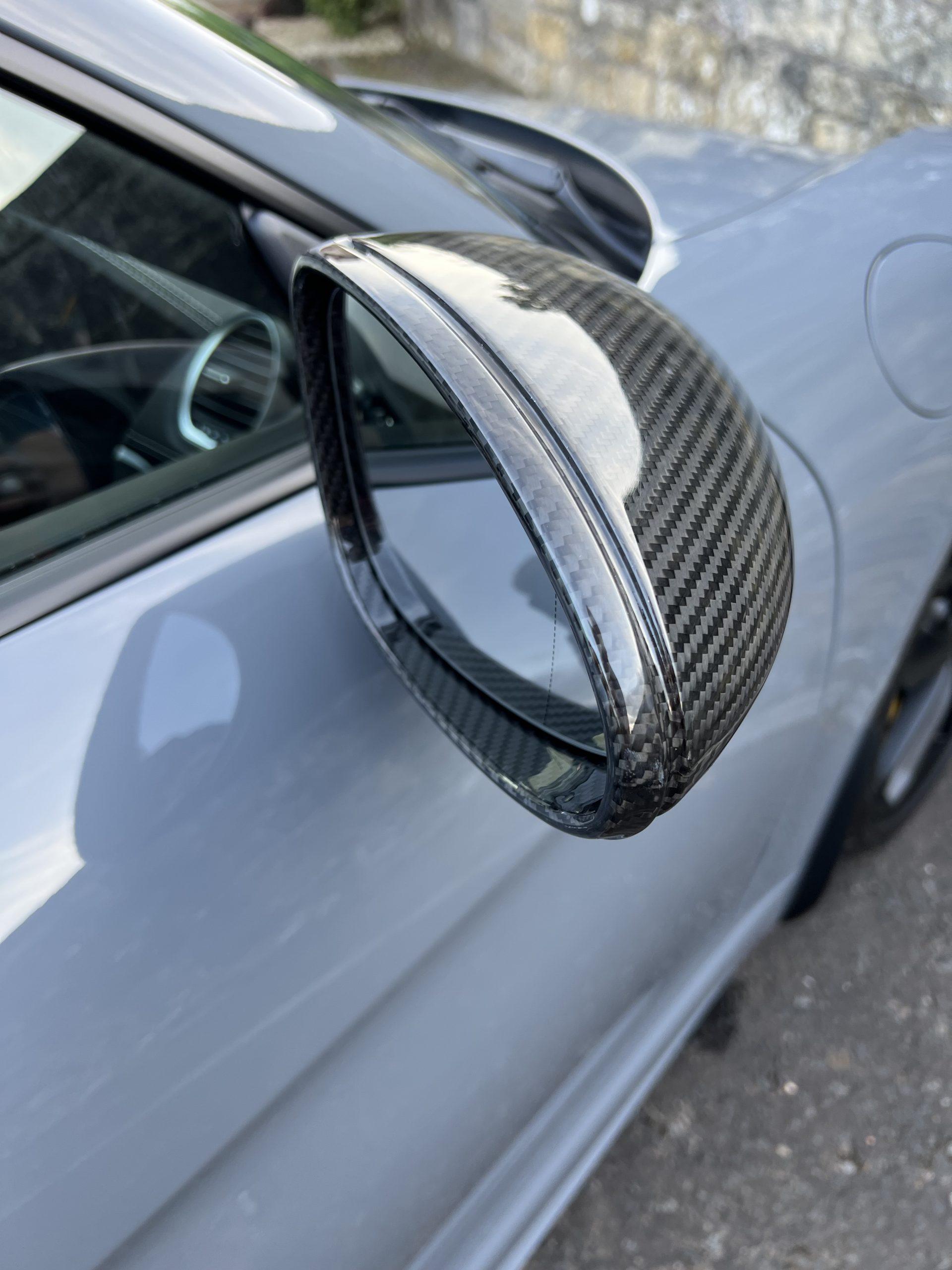 Porsche Carbon Fibre Mirror Cover Replacements 718 Cayman GT4 ...