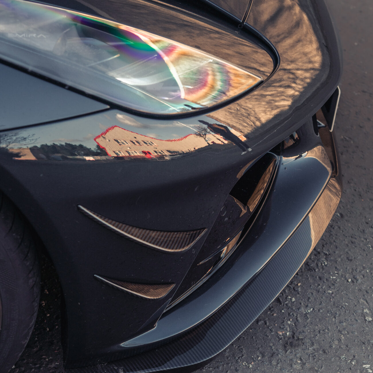 Lotus emira carbon fibre intake duct vents - Automotive Passion